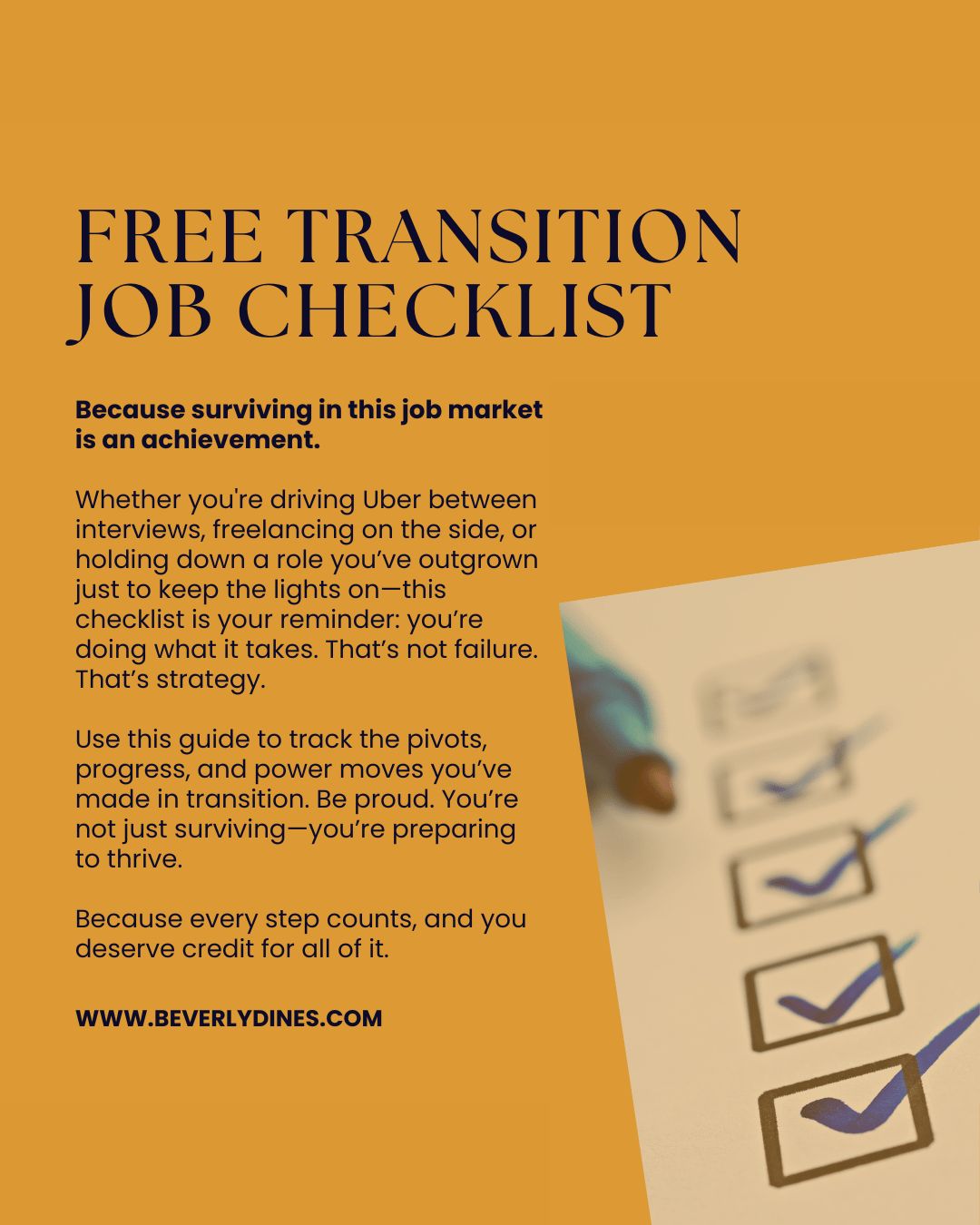 What I Offer - Beverly Dines
